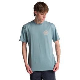 T-Shirt Billabong "Crayon Wave", Herren, Gr. L, blau, Obermaterial: 100% Walkfrottier;, Shirts T-Shirt