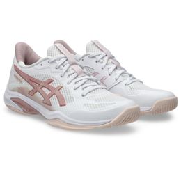 Hallenschuh asics "BLADE FF 2", Damen, Gr. 43,5, wei&szlig;, morganite, Synthetik, Schuhe Hallenschuh