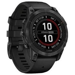 Garmin FENIX 7 PRO SOLAR Smartwatch Silikon, 125-208 mm, Schwarz/Schiefergrau