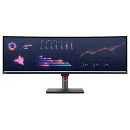 Lenovo - B2B ThinkVision P49w-30 49 Zoll DQHD Monitor 6 ms Reaktionszeit 60 Hz