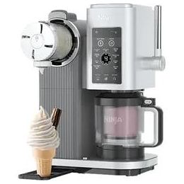 Ninja NC701EU CREAMi Scoop & Swirl 13-in-1 Softeis- und Eismaschine (800 Watt, Platin Silber)
