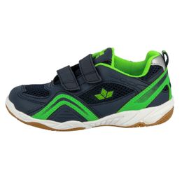 Hallenschuh Lico "Sportschuh Enjoy V", Jungen, Gr. 30, blau, Synthetik, Schuhe Hallenschuh
