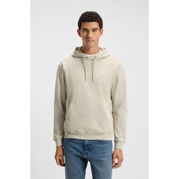 Kapuzensweatshirt BOSS Orange "Wetalk", Herren, Gr. 4XL, beige (271_light_beige), Sweatware, Obermaterial: 100% Baumwolle, unifarben, regular fit h&uuml;ftlang, hoch geschlossener Ausschnitt, weit B&uuml;ndchen, Sweatshirts Kapuzensweatshirt, mit gesticktem BOSS Markenlabel