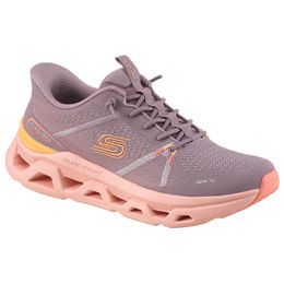Slip-On Sneaker Skechers "GLIDE-STEP ALTUS-FAST LANE", Damen, Gr. 40, lavendel, kombiniert, Textil, Schuhe Slip-On Sneaker, Laufschuh, Trainingsschuh mit d&auml;mpfender Glide Step Sohle