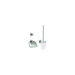 Grohe WC-Set Essentials 3 i 1, verdeckte Befestigung, Supersteel (40407DC1)