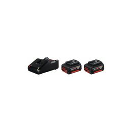 Bosch Akku Starter-Set: 2 x GBA 18 Volt 4,0 Ah und GAL 18V-40 (1600A019S0)