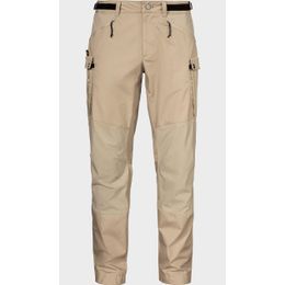 Sch&ouml;ffel Outdoorhose SCH&Ouml;FFEL "Pants Style Maghera MEN", Herren, Gr. 50, Normalgr&ouml;&szlig;en, 4705, beige, Oberstoff: 65% Polyester, 35% Baumwolle; Oberstoff Besatz: 88% Nylon, 12% Elasthan, Hosen Outdoorhose