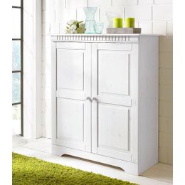 Kommode OTTO HOME "Cubrix", wei&szlig;, B:86cm H:100cm T:35cm, Massivholz, Sideboards, Kommode, aus sch&ouml;nem massivem Kiefernholz, H&ouml;he 100 cm
