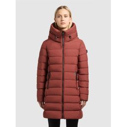 Steppjacke Khujo "NEKAR", Damen, Gr. S (36), dunkelrot, Steppware, Obermaterial: 100% Polyester. Futter: 100% Nylon. Wattierung: 100% Polyester, unifarben, Jacken Steppjacke