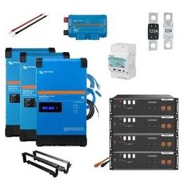 HUSATECH PowerSet 3 Phasig mit Victron MultiPlus II 48/3000/35-32 GX und 14,2 kWh Pylontech US3000C Speicher