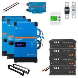 HUSATECH PowerSet 3 Phasig mit Victron MultiPlus-II 48/5000/70-50 GX und 19,2 kWh Pylontech US5000 Speicher