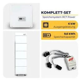 RCT POWER Storage DC Hybrid-Wechselrichter mit RCT POWER Battery | Hochvolt-Speichersystem | 3-phasig | 9,6 kWh | 6 kW