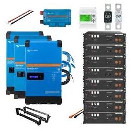 HUSATECH PowerSet 3 Phasig mit Victron MultiPlus II 48/5000/70-50 GX und 28,4 kWh Pylontech US3000C Speicher