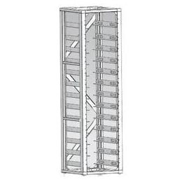Deye 3U-HRACK System f&uuml;r Hochvolt 12 BOS-GM 5.1 Batterien 58,9x59x220 cm
