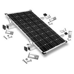 Befestigungskit mit Stockschrauben f&uuml;r Schr&auml;gdachmontage Solarpanele Rahmenh&ouml;he 35mm | 1 | 35mm