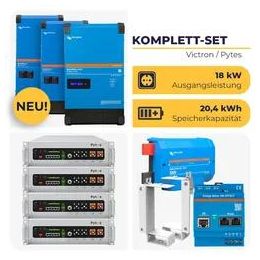 HUSATECH PowerSet: 3-phasig mit 2x MultiPlus-II 48/6k5/100-50 + 1x MultiPlus-II 48/6k5/100-50 GX + 4x E-Box V5&deg; | 18 kW 20,4 kWh