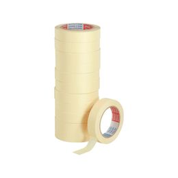 Tesakrepp&reg; 4329 Papierabdeckband-Set 50 m &times; 25 mm hellbeige leicht gekreppt (04329-00002-01)