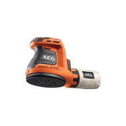 AEG Akku-Exzenterschleifer BEX18-125-0 18V Solo-Version inkl. Staubbeutel, Schleifpapier im Karton (4935451086)