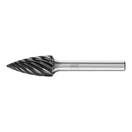 Pferd TOOLS Hartmetall Hochleistungsfr&auml;sstift INOX Spitzbogen SPG &Oslash; 12x25 mm Schaft-&Oslash; 6 mm HICOAT Edelstahl (21122780)