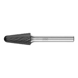 Pferd TOOLS Hartmetall Hochleistungsfr&auml;sstift Rundkegel KEL &Oslash; 12x25 mm Schaft-&Oslash; 6 mm Z3P HICOAT universal (21125124)