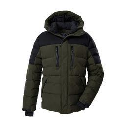 Steppjacke Killtec "KOW 88 MN QLTD JCKT", Herren, Gr. S, olivgr&uuml;n, Obermaterial: 100% Polyester;Futter: 100% Polyester;F&uuml;llung: 100% Polyester, Jacken Steppjacke, Wasserabweisende, atmungsaktive Steppjacke mit verstellbarer Kapuze