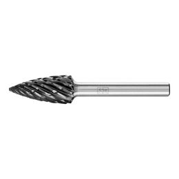Pferd TOOLS Hartmetall Hochleistungsfr&auml;sstift STEEL Spitzbogen SPG &Oslash; 12x25 mm Schaft-&Oslash; 6 mm HICOAT Stahl (21122790)