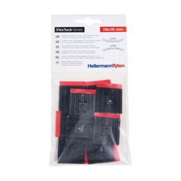 HellermannTyton Klebesockel flexibel 28x28mm schwarz FMB4APTIPA66HSBK(10) ; Hellermann Tyton (151-02659)