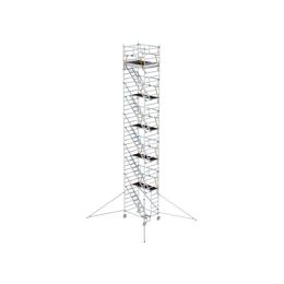 Munk Rollger&uuml;st SG 1,35 x 1,80 m mit Schr&auml;gaufstiegen & Ausleger Plattformh&ouml;he 10,35 m (167501)