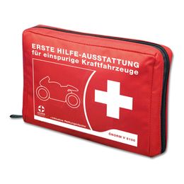 Gramm Medical Motorrad-Verbandtasche mit &Ouml;NORM V5100, rot (418.035.51000)