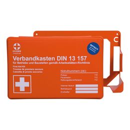 Gramm Medical Betriebsverbandkasten MINI detect, DIN 13 157, orange (418.035.91511)