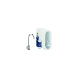 Grohe Sp&uuml;ltisch-Einhebelmischer Blue Home supersteel, Mono-Starter Kit (31498DC1)
