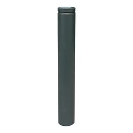 Schake Stilpoller Typ 40195FB, herausnehmbar, + Dreikantverschluss, &Oslash; 193mm + Flachkopf aus Aluminium, &Uuml;berflur ca. 950mm +)