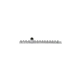 Kraftwerk Stecknuss-Schiene 250mm m.16 Clips 1/4" (3097)