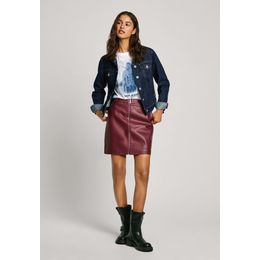 Pepe Jeans Rock 'CHARLOTTE' Damen Gr&ouml;&szlig;e 40 burgunder