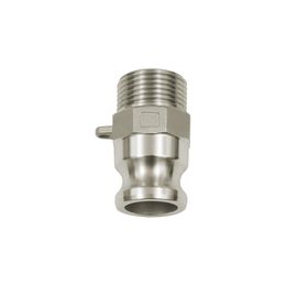 Riegler Kamlok-Schnellkupplungsstecker mit AG, Typ F, ES 1.4401, R 1 1/4 (1116.114-ES)