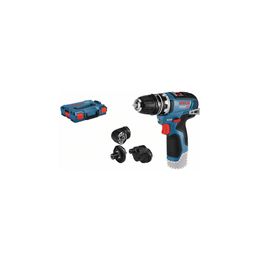 Bosch Akku-Bohrschrauber GSR 12V-35 FC Solo Version 4 Aufs&auml;tze L-BOXX (06019H3003)