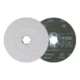 Pferd TOOLS COMBICLICK Keramikkorn Fiberscheibe &Oslash; 115 mm CO-ALU60 f&uuml;r weiche NE Metalle (64194006)