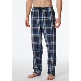 Pyjamahose Schiesser "Mix + Relax", Herren, Gr. 50, N-Gr, 914, sonstiges, Web, Obermaterial: 100% Baumwolle, bequem lang, Hosen Pyjamahose, funktionale Knopfleiste, Bindeband, seitliche Taschen