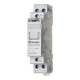 finder Stromsto&szlig;schal.f.DIN-Schie 2S 230VAC 16A 20.22.8.230.4000 (202282304000)