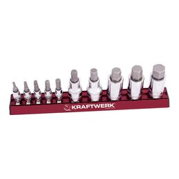 Kraftwerk Innensechskant-Bit-Stecknuss-Satz MAGALU, 10-tlg. (99046)