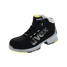 Uvex Schn&uuml;rstiefel schwarz/gelb Uvex 1, S2, EU-Schuhgr&ouml;&szlig;e: 45 (8545845)