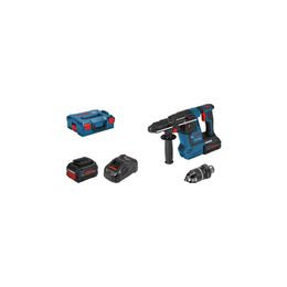 Bosch Akku-Bohrhammer mit SDS plus GBH 18V-26 F mit 2 x 8 Ah Akkus ProCORE 18 V (061191000E)
