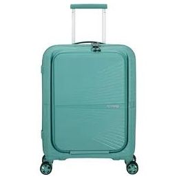 American Tourister Airconic Handgep&auml;ck Trolley 55cm mit Fronttasche Dusty Turquoise