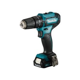Makita Akku-Schlagbohrschrauber 12 V max. / 2,0 Ah, 2 Akkus + Ladeger&auml;t in Transportkoffer HP333DSAX1)