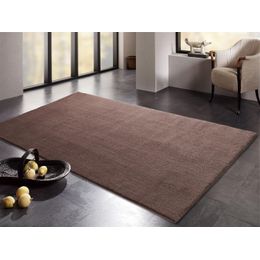 Hochflor-Teppich OCI DIE TEPPICHMARKE "Soft Dream, auch als L&auml;ufer erh&auml;ltlich", braun, B:140cm H:30mm L:200cm, Kunstfaser, Teppiche, Hochflor-Teppich, weich durch Microfaser, Shaggy, Langflor, Wohnzimmer