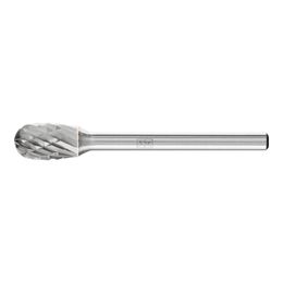 Pferd TOOLS Hartmetall Fr&auml;sstift Tropfen TRE &Oslash; 06x10mm Schaft-&Oslash; 3 mm Z3P universal mittel kreuzverzahnt (21235083)