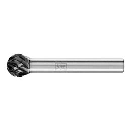Pferd TOOLS Hartmetall Hochleistungsfr&auml;sstift STEEL Kugel KUD &Oslash; 10x09 mm Schaft-&Oslash; 6 mm HICOAT f&uuml;r Stahl (21112790)