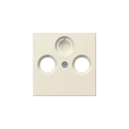 GIRA Zentralplatte cws-gl f&uuml;r Koax-Steckdose 086901)