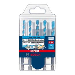 Bosch EXPERT MultiConstruction HEX-9 Bohrer-Set 5,5/6/6/7/8mm 5-tlg. f&uuml;r Dreh- und Schlagbohrer aus Hartmetall mit Bohrer-Set f&uuml;r verschiedene Materialien, 2608900586)