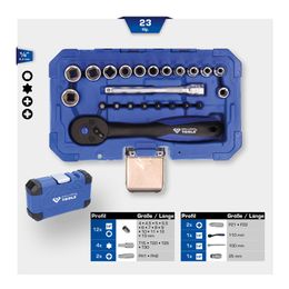 Brilliant Tools 1/4 Zoll Steckschl&uuml;ssel-Satz, 23-tlg (BT020023)
